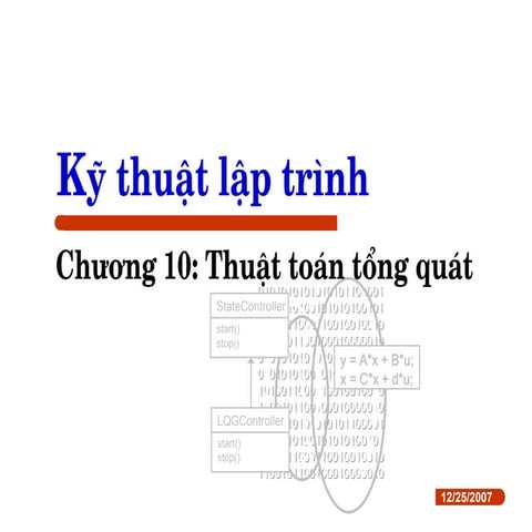 C10 generic algorithms | PPT