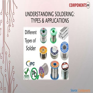 Understand types and applications of solders. | PPT