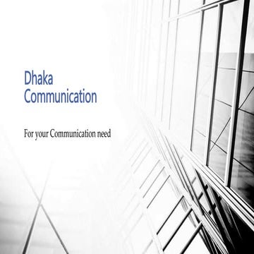 Dhaka Communication | PPTX