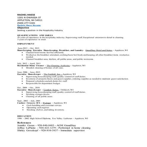 Ashley Smith Resume | PDF