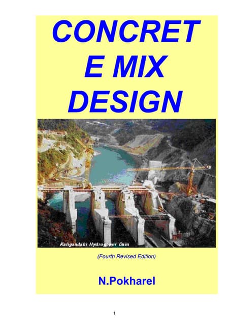 Trial mixing concrete .pdf | Civil Engineering Industry | Industries