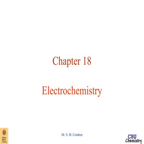 Electrochemistry | PPT