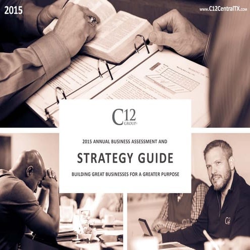 Strategic Planning Guide - a resource from the C12 Group | PDF