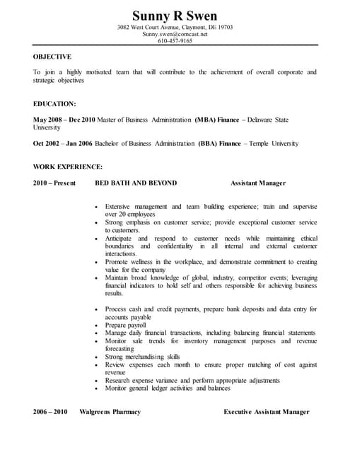 Daniel Armbruster Resume | PDF