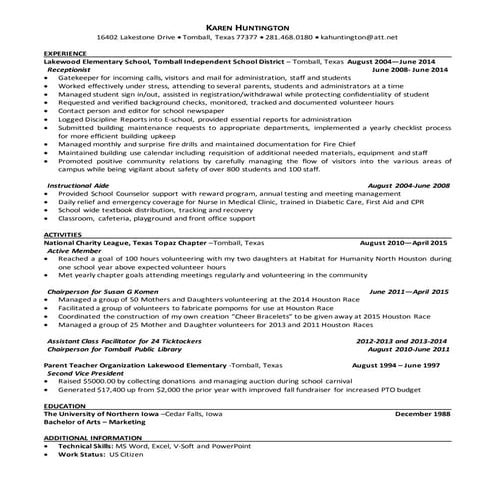 Karen's Resume | DOCX
