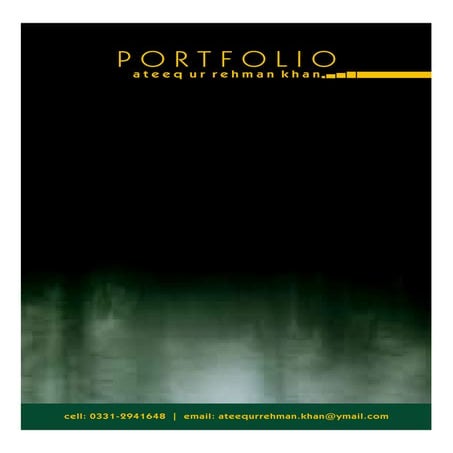 Portfolio Atique Ur Rehman Pdf