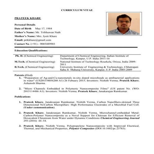 PRATEEK KHARE- | PDF