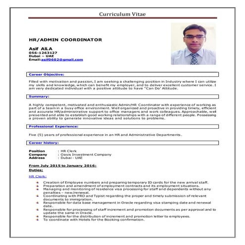 Asif Profile | PDF