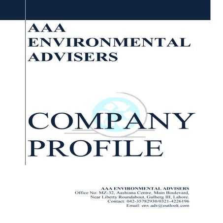 AAA ENVIRONMENTAL ADVISERS-LATEST revised | PDF