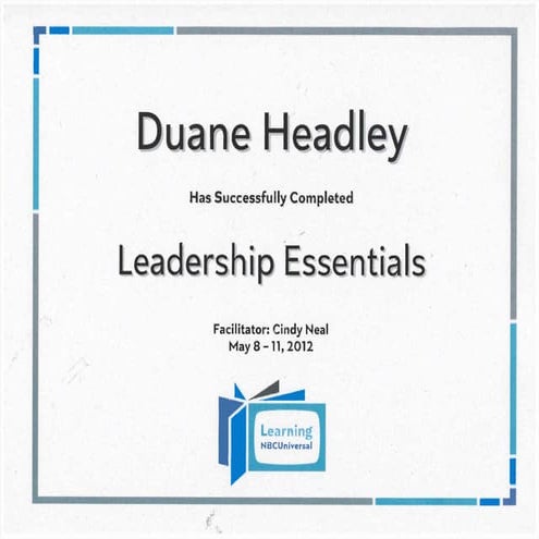 Leadership Essentials | PDF