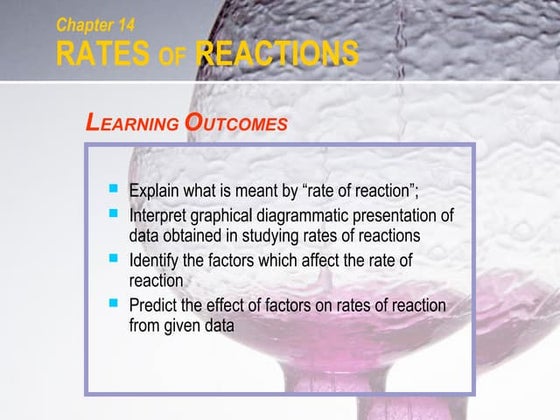 Rates of Reactions | PPT