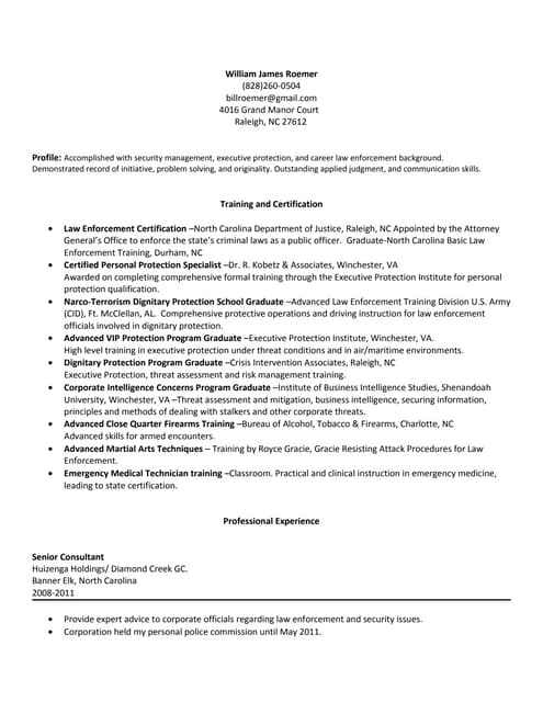Biography of Nick Dolbin | Chief of Police | PDF