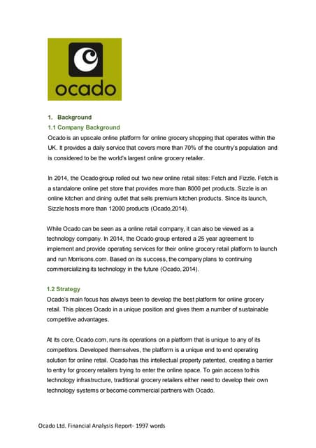 Ocado | PDF