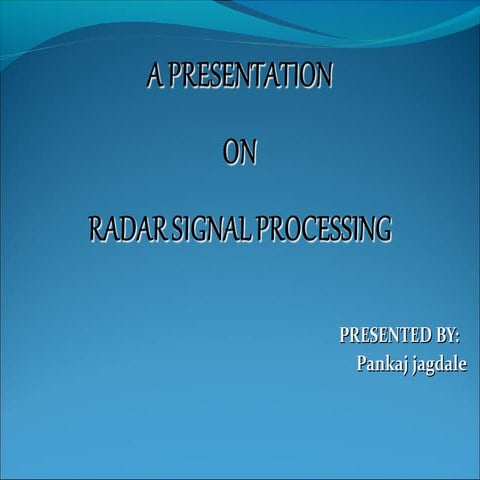 Radar | PPT