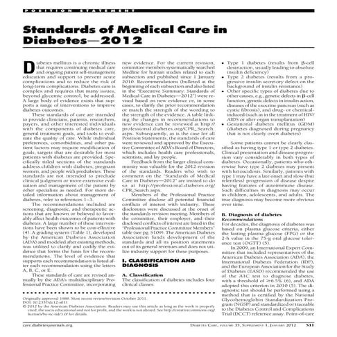 C15 ada standards of medical care in diabetes 2012 | PDF