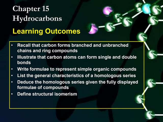 CARBON COMPOUNDS SCIENCE 9 | PPT