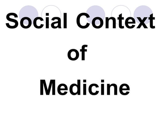MEDICAL SOCIOLOGY.pptx | Healthcare Industry | Industries
