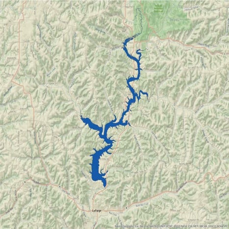 Kickapoo LaFarge Lake Map | PDF