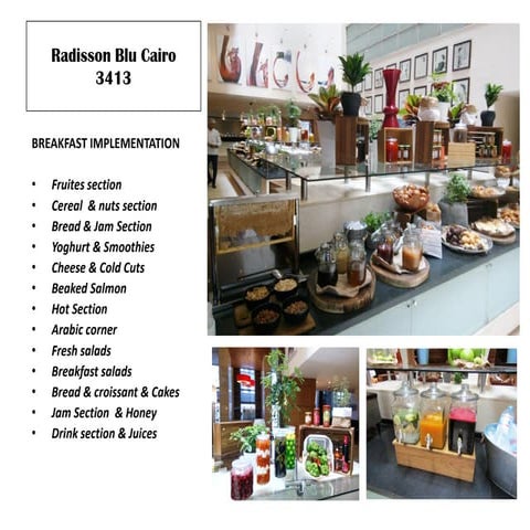 Radisson Blu Cairo BREAKFAST IMPLEMENTATION | PPT