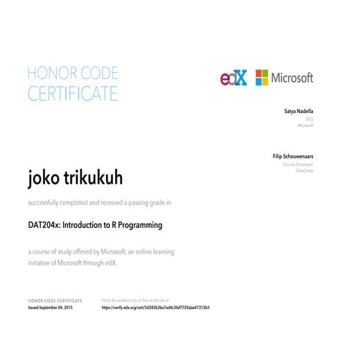 Certificate | PDF
