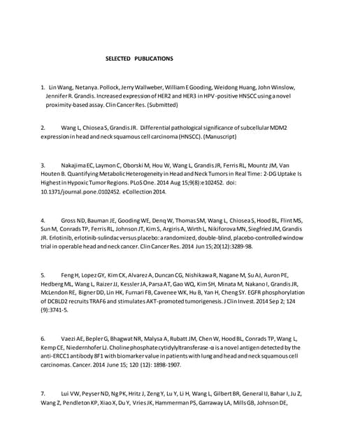 Publications and Presentations | PDF