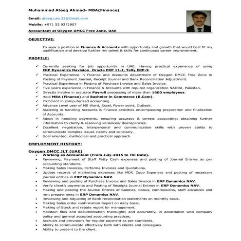 Accounting Resume | DOC