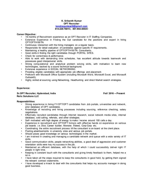 Vidyasagar-Bench Sales Resume | DOCX | Resume Writing and Advice | Job ...