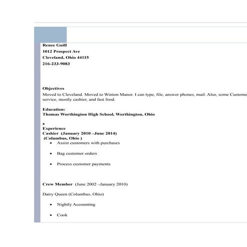 Renee Guill - Resume | PDF