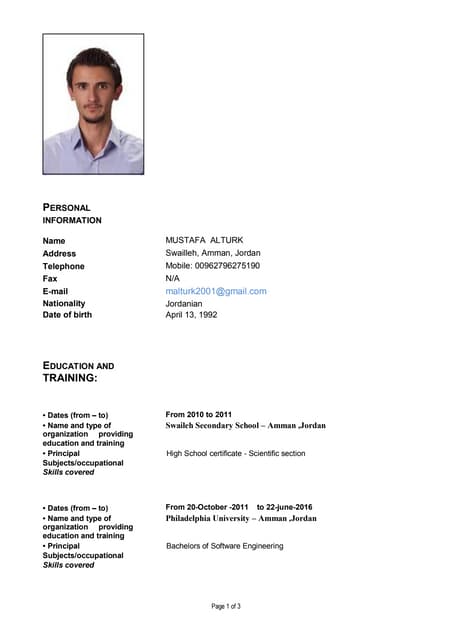 Charbel Nassar CV 2016 | DOCX