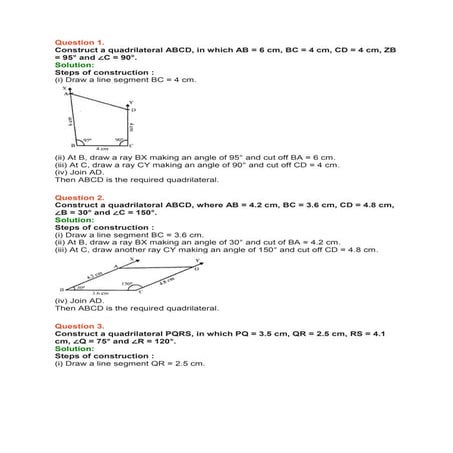 Practical geometry for class 8th | PPTX