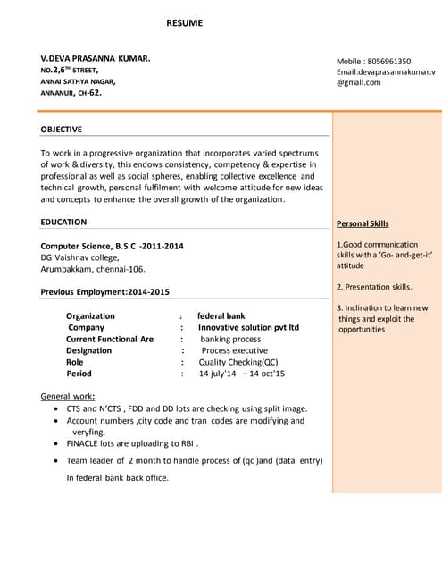 C.v. sanjay kumar | PDF | Business Accounting & Finance | Business