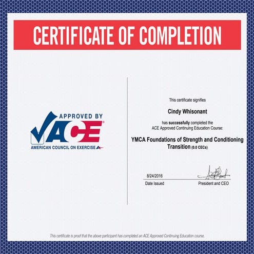 ACE-Course-Completion | PPT