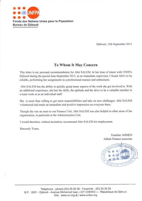 reference letter ELEX | PDF