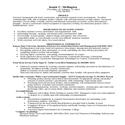 Isaiah Resume | DOCX