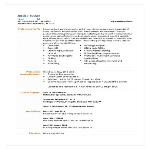 Jessica Tucker resume | DOCX