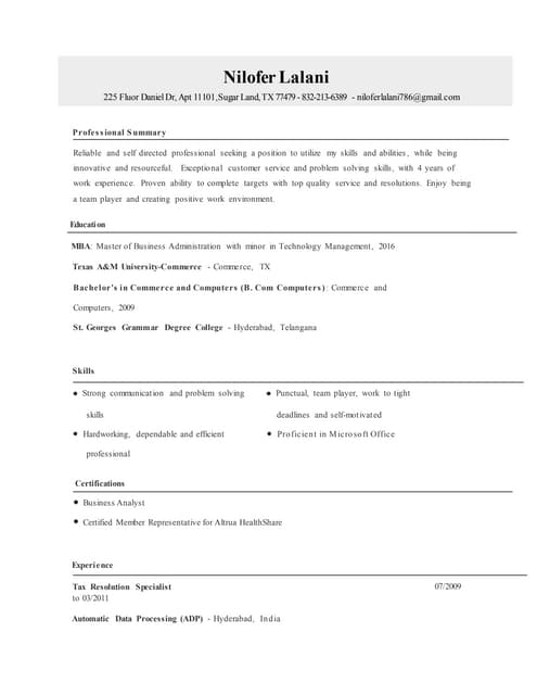 Jacqueline Dailey RESUME | PDF