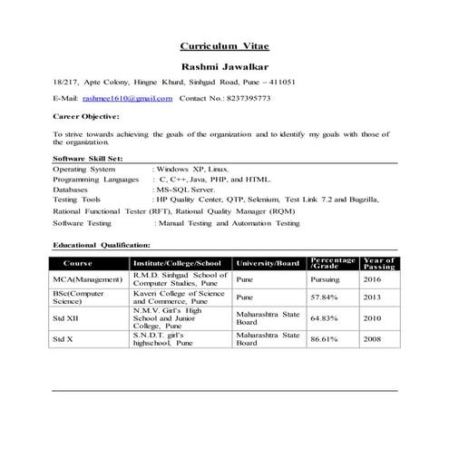 Rashmi Ankush Jawalkar | PDF