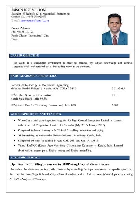 CV- Shojib--- | DOC | Civil Engineering Industry | Industries
