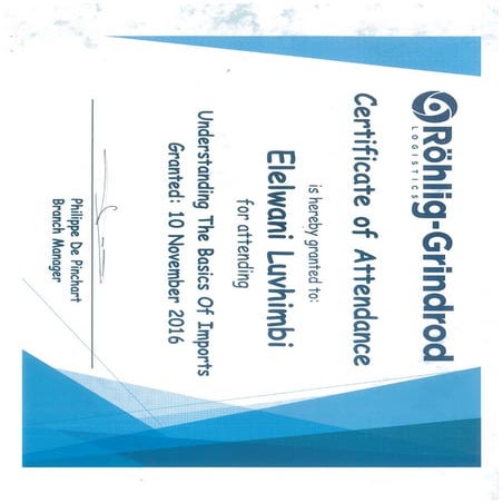 IMPORT CERTIFICATE | PDF