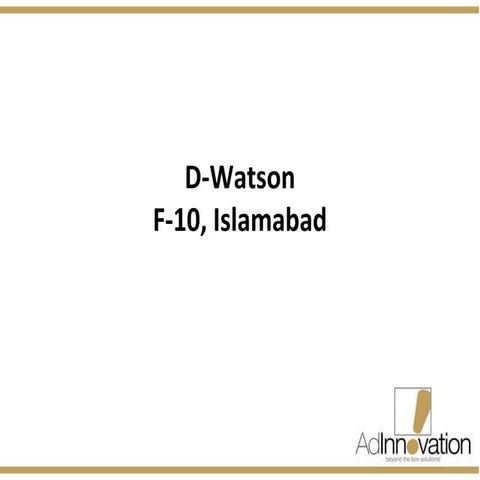 D-Watson F-10 | PPT