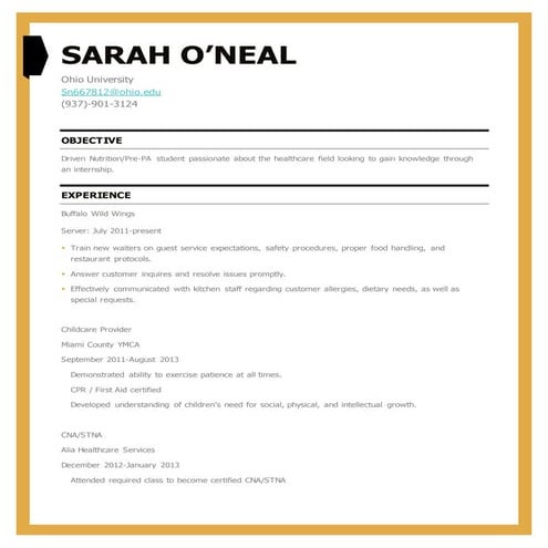 Portfolio Resume | DOCX | Daycare and Pre-School | Parenting