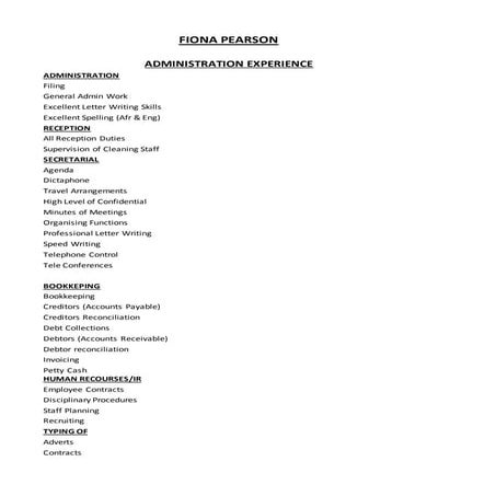 Fiona Pearson Exp. | DOCX