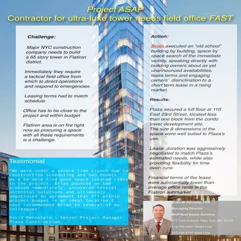 Plaza Construction - case study | PDF