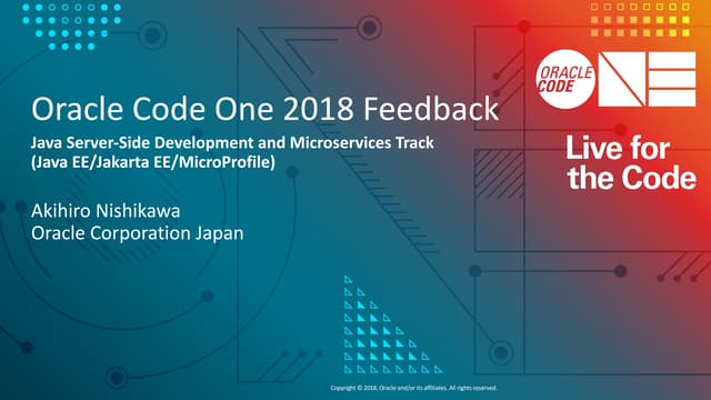 Oracle Code One 2018 Feedback Server Side Japanese Ppt 4994