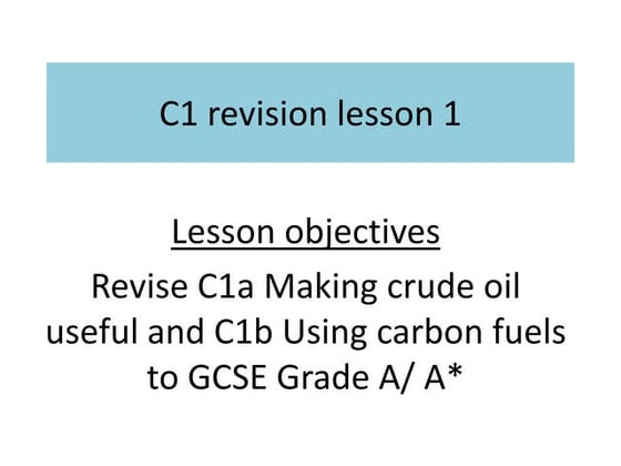 C1 revision polymers | PPT
