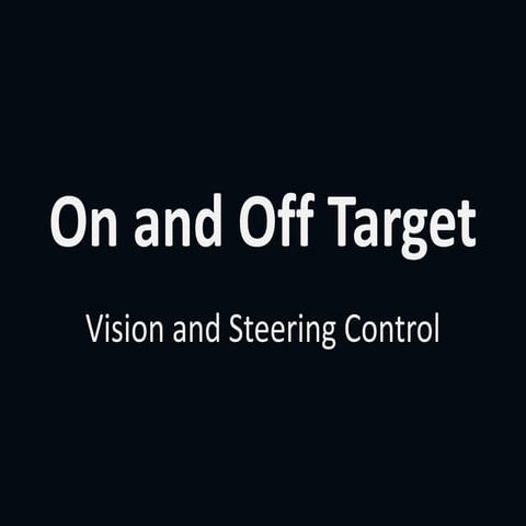 On and Off Target | PPT