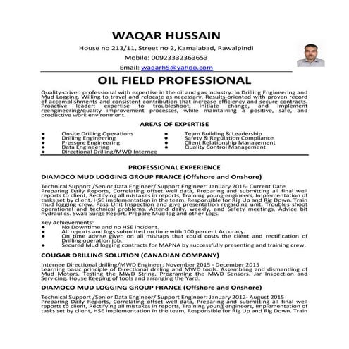 Waqar Resume | PDF