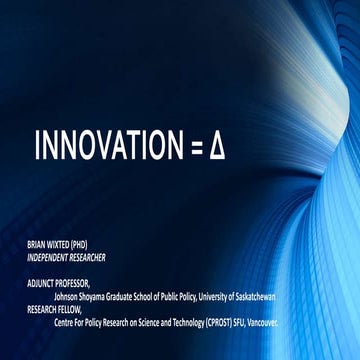 INNOVATION = ∆ | PPT