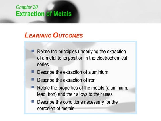 Extracting iron ppt.ppt | Chemistry | Science