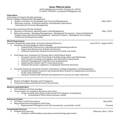 Andrew Romano Resume v3 | PDF